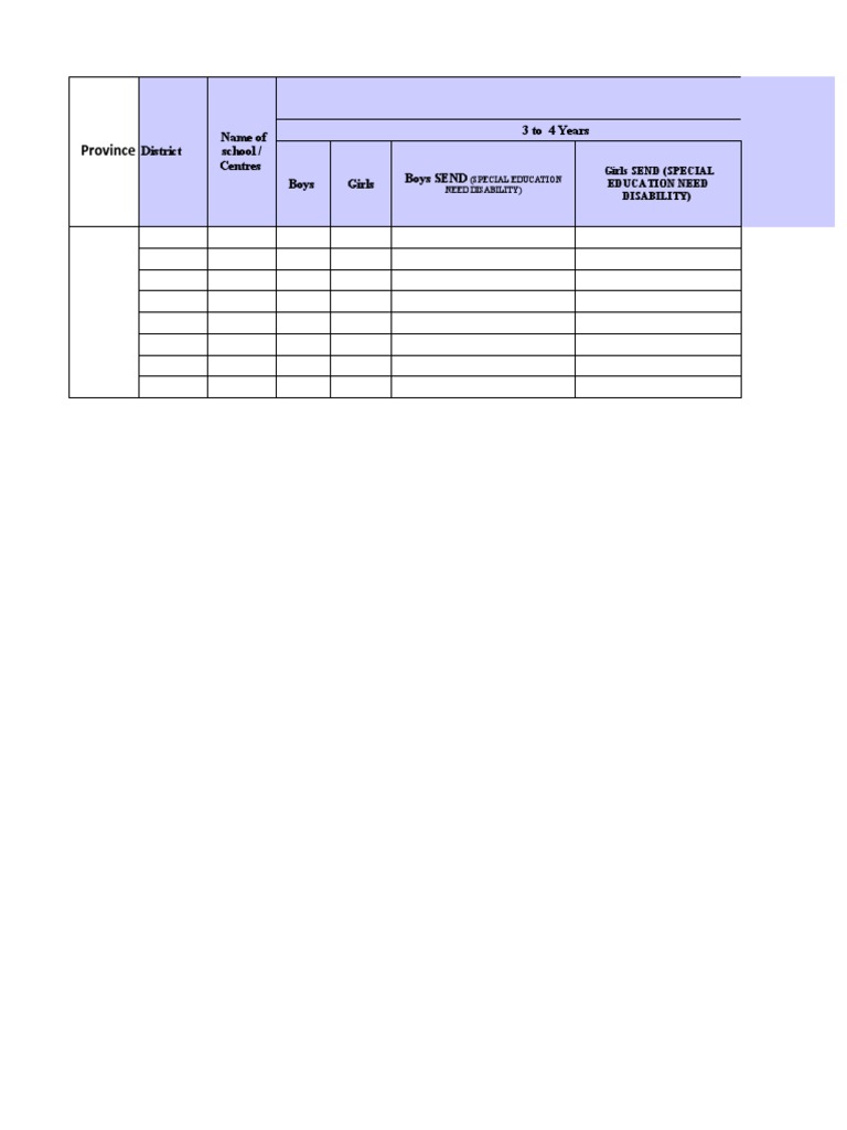 2023 ECE Data Collection Tool 1 | PDF