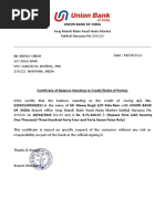Chartered Accountant Certificate Format FOR VISA | PDF | Banks | Loans