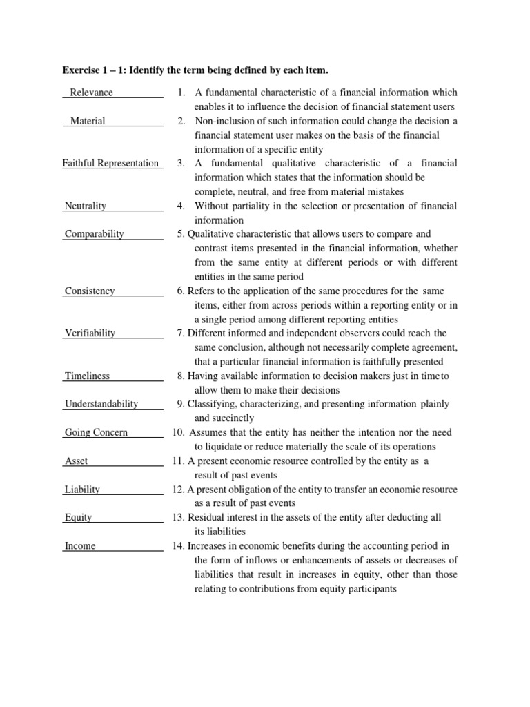 Financial Accounting Exercises & Answers | PDF | Income | Equity (Finance)