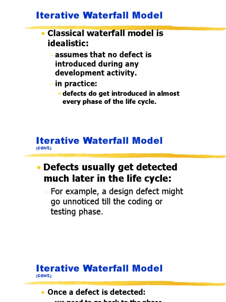 Iterative Waterfall Model Pdf