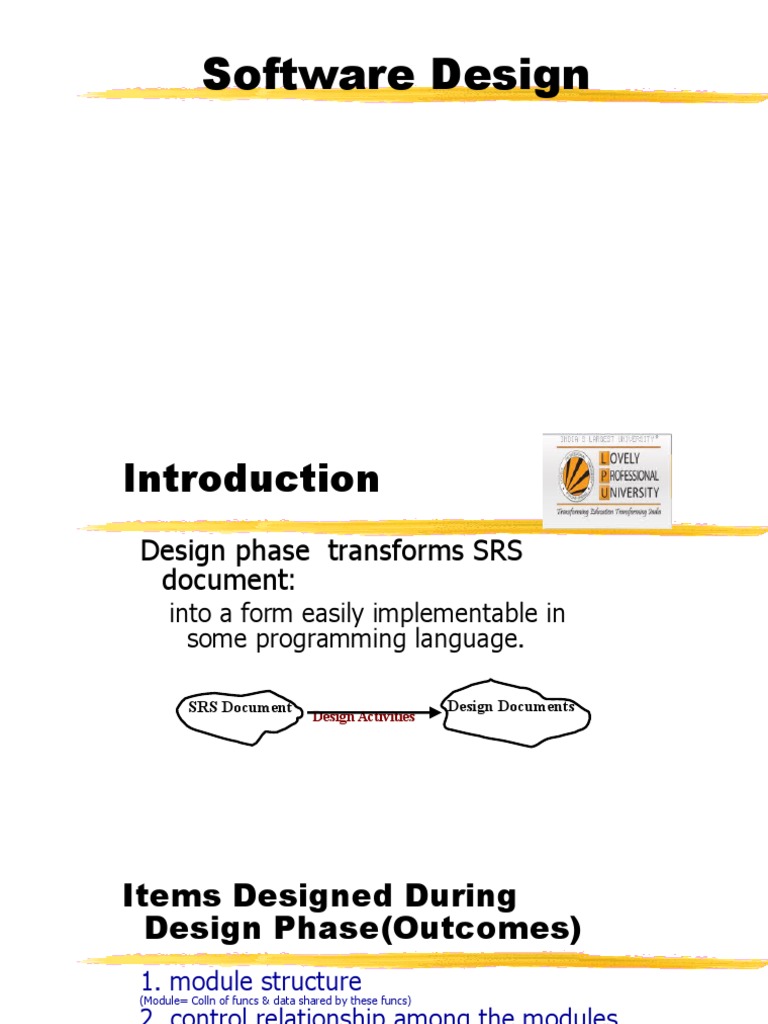 Software Design Modularity Cohesion | PDF | Modularity | Modular Programming