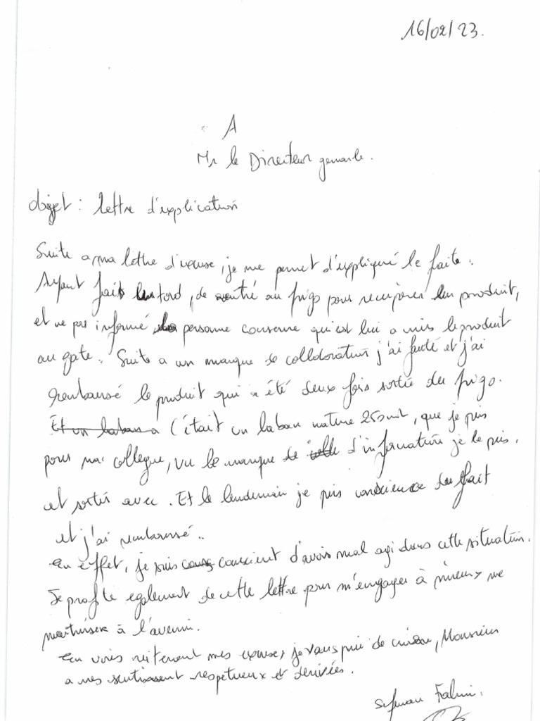 Demande D Explication PDF | PDF