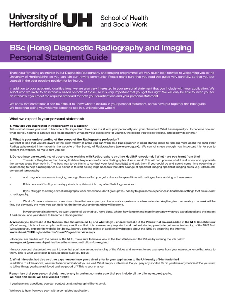 A Comprehensive Guide to Crafting a Standout Personal Statement for ...