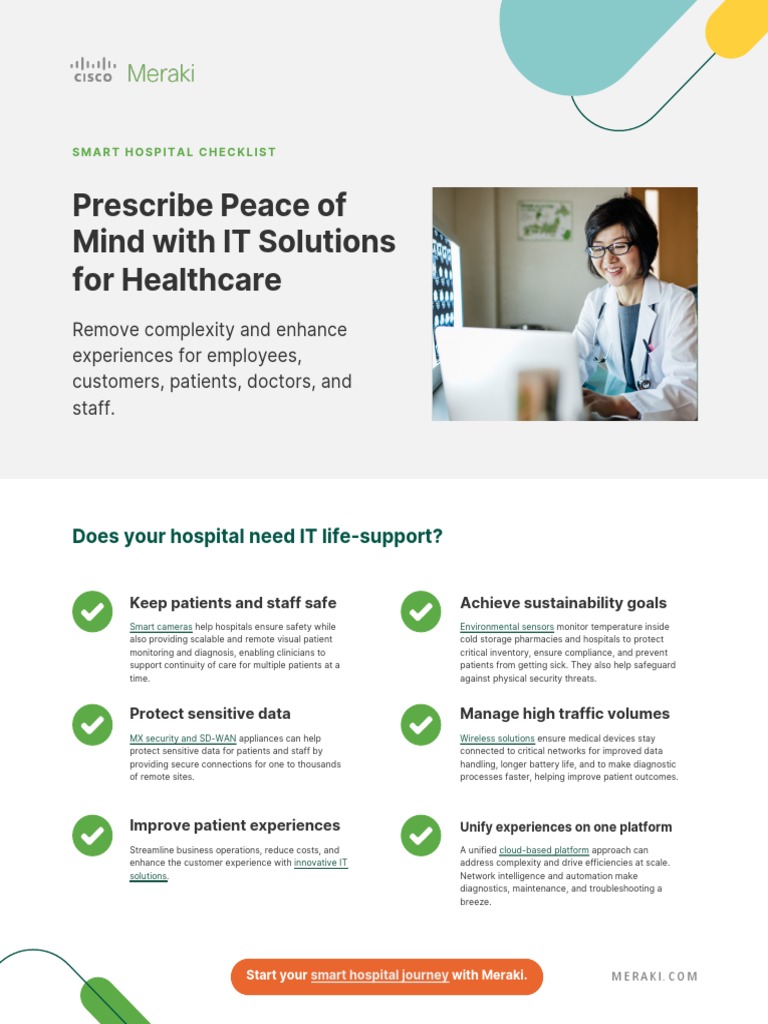 Smart Hospital Checklist Final | PDF