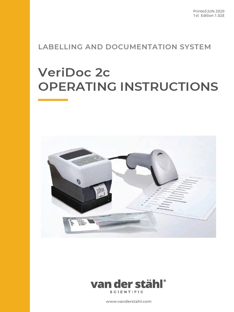 VeriDoc 2C Labelling System Guide | PDF | Mains Electricity | Ac Power ...