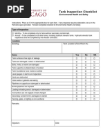 Valve Inspection Checklist | PDF | Valve | Plumbing