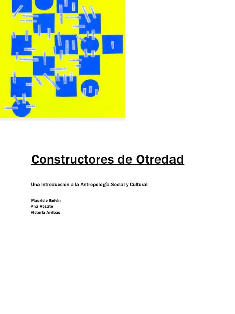 Bolvin M Rosato A Arribas V 2004 Constructores de Otredad | PDF ...