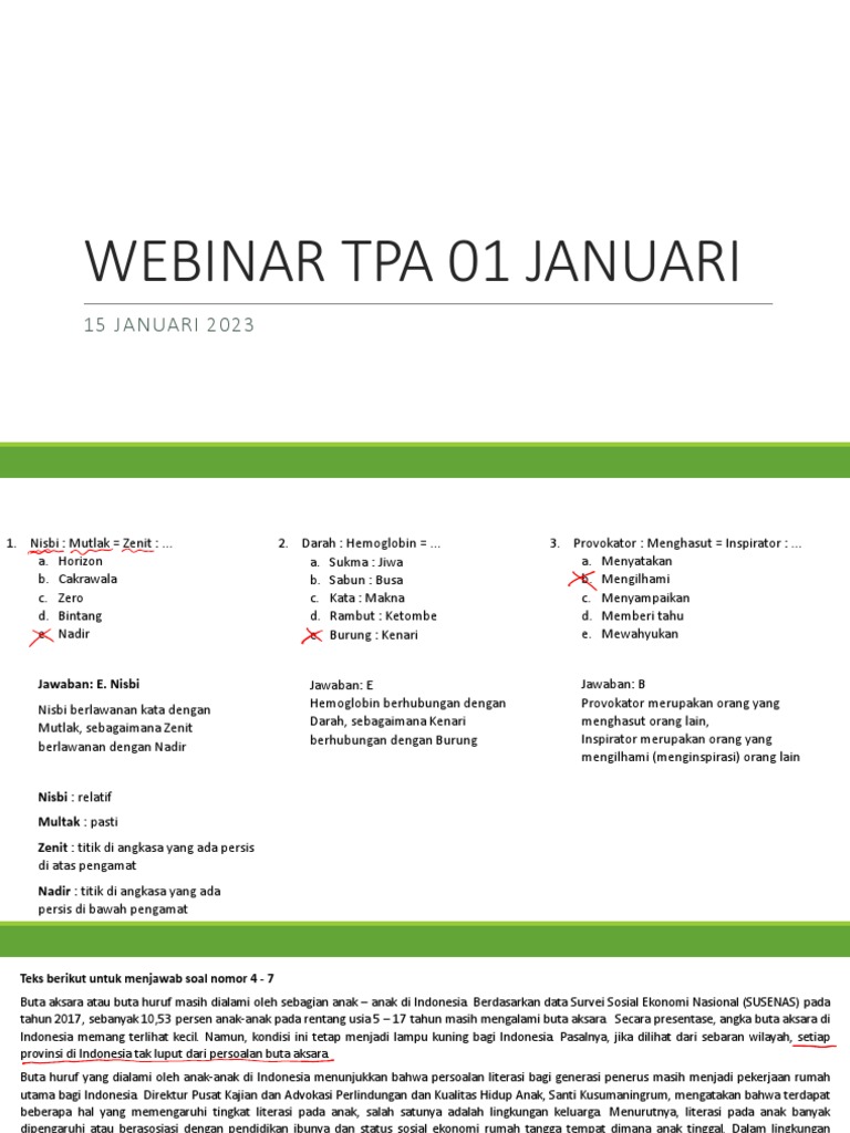 Materi TPA | PDF