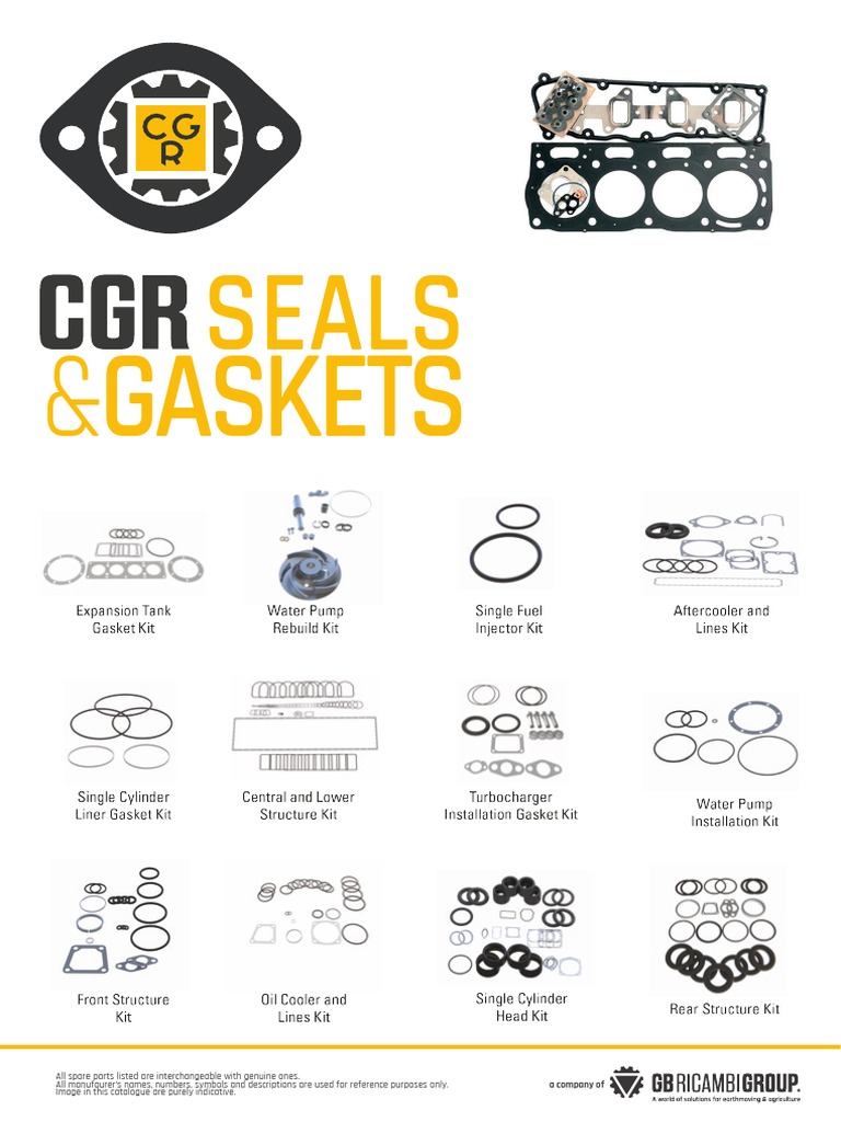 Gaskets Seals | PDF | Fuel Injection | Cylinder (Engine)