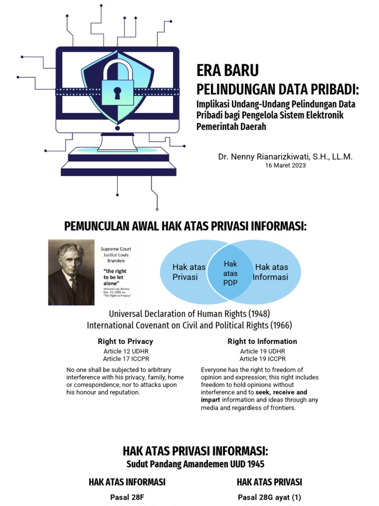 Materi Ngulik - Era Baru Perlindungan Data Pribadi | PDF