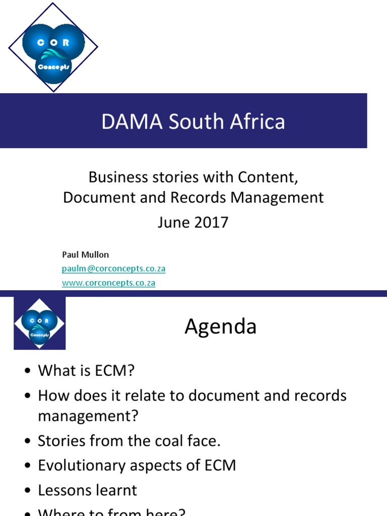 Business Stories With Content, Document and Records Management | PDF | Records Management ...