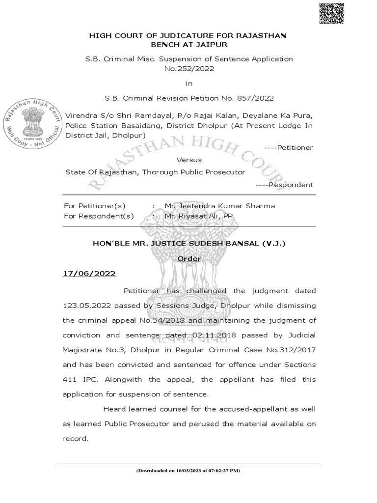 1 PDF | PDF | Bail | Courts