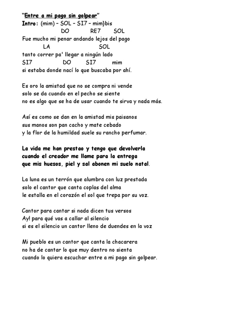 Entre A Mi Pago Sin Golpear | PDF