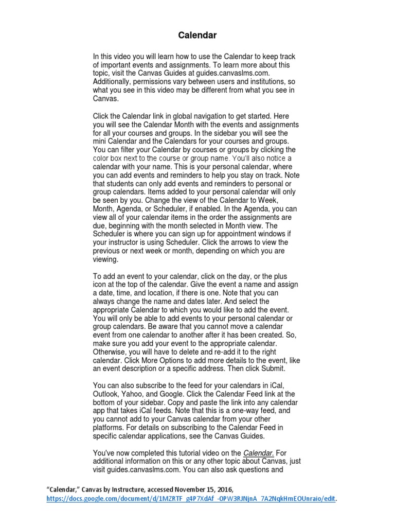 Calendar Script PDF | PDF | Application Software | World Wide Web