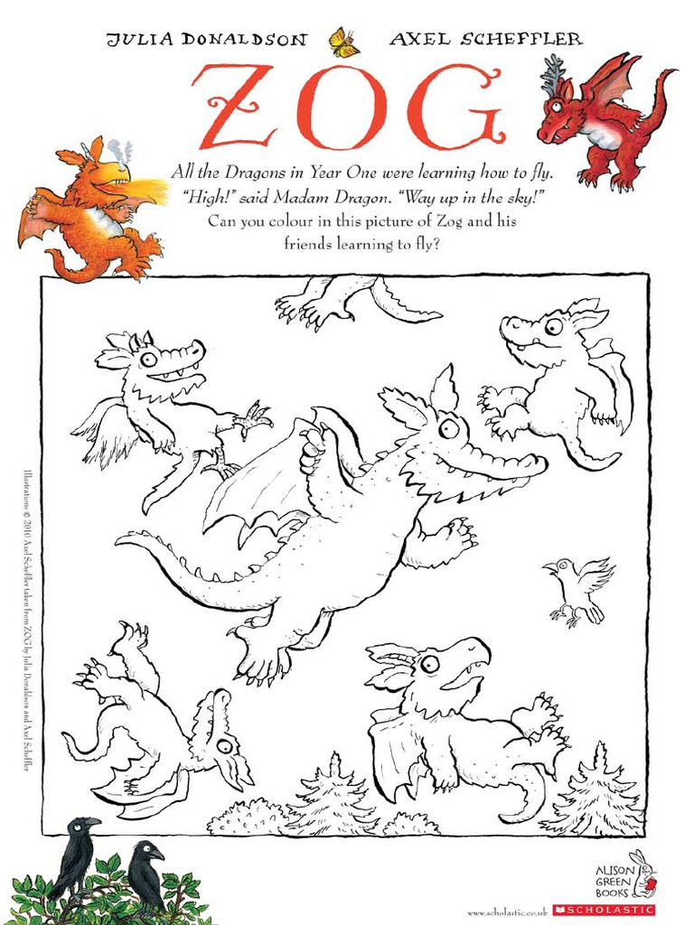 Zog Colouring PDF | PDF
