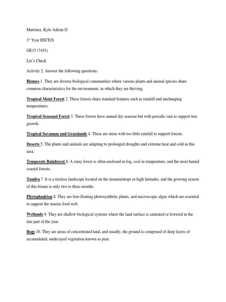 Understanding Philippine Biomes: An Analysis of Key Forest Types, Their ...
