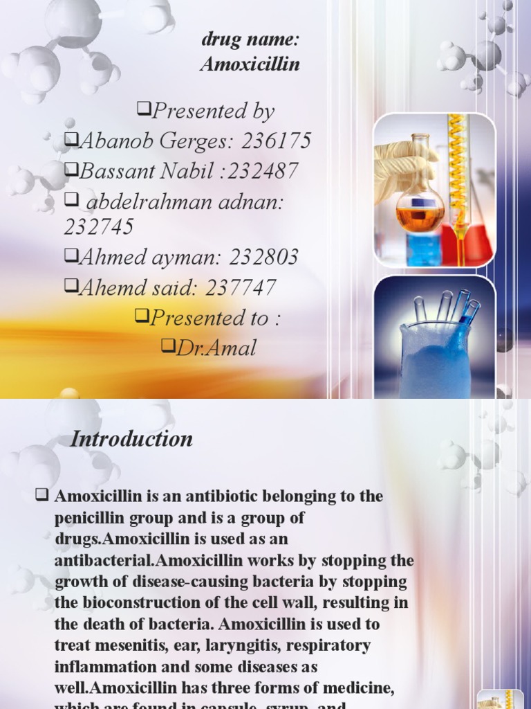 Amoxicillin | Download Free PDF | Penicillin | Medicine