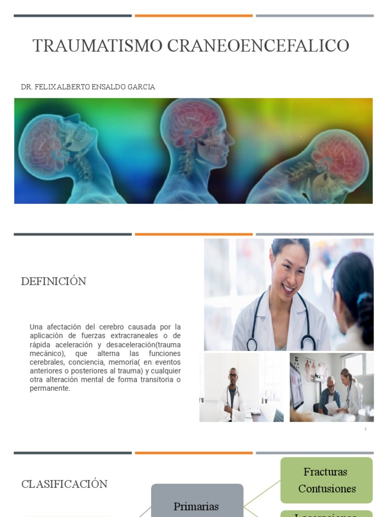 Guía Completa sobre Traumatismo Craneal | PDF | Lesión cerebral ...