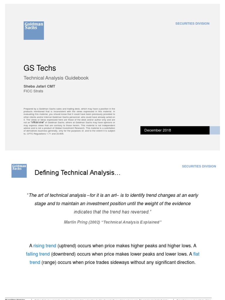 GS TA IntroTechnicals | PDF | Technical Analysis | Investing