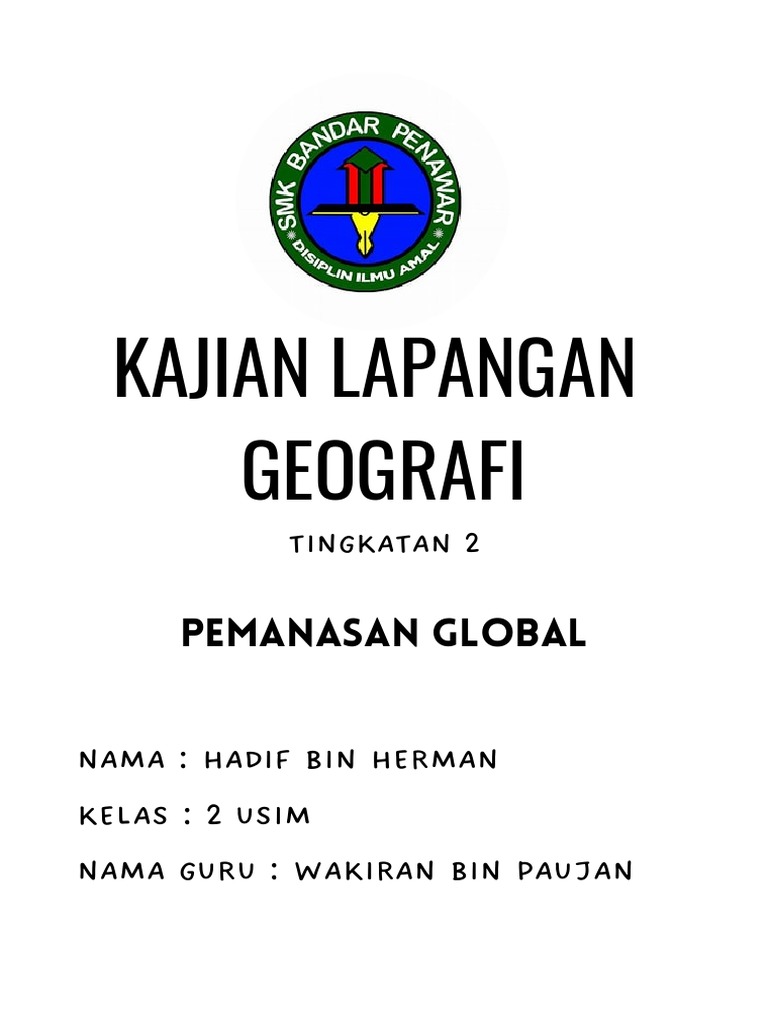 Kajian Lapangan Geografi Pdf Pdf