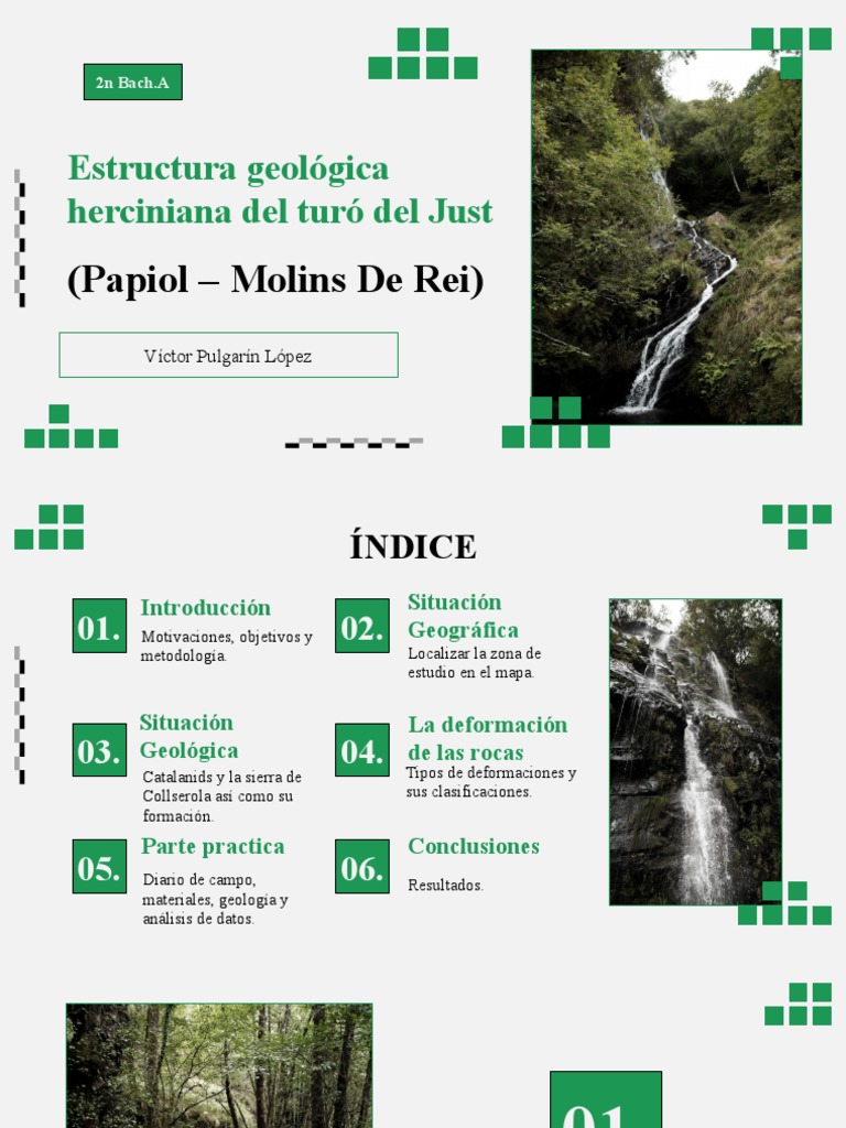 Análisis geológico del Turó del Just: ¿Estructura sinclinal deformada o ...