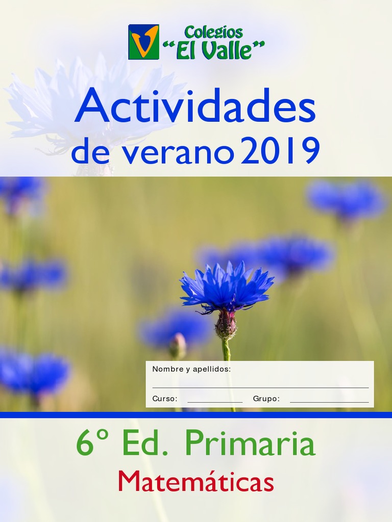 6EP Matematicas | Descargar gratis PDF | Matemática Elemental ...