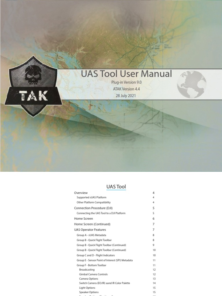 ATAK_UAS_Tool User Guide 9.0 | PDF | Infrared | Computer Network
