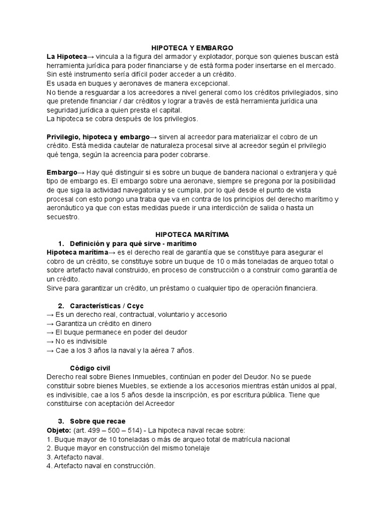 Clase 9 13 9 22 Navegacion HIPOTECA EMBARGO PDF Ley De