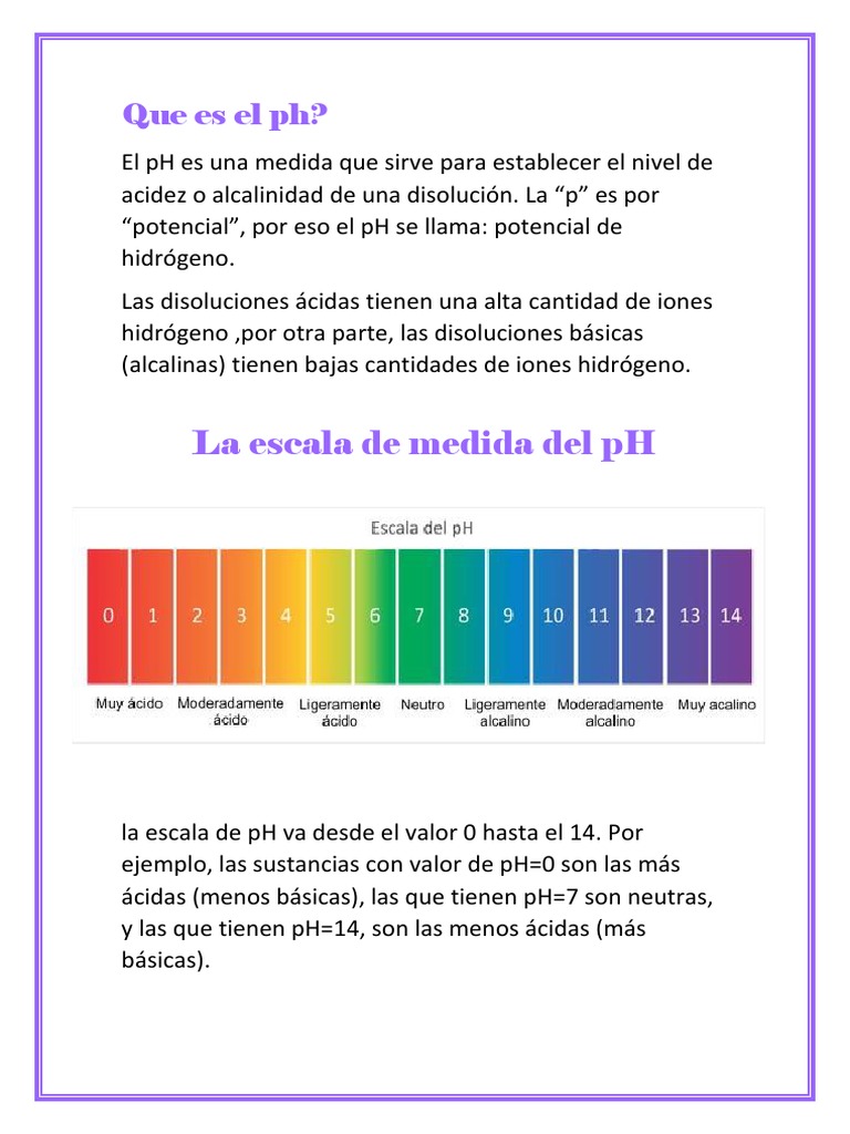 Que Es El PH | PDF