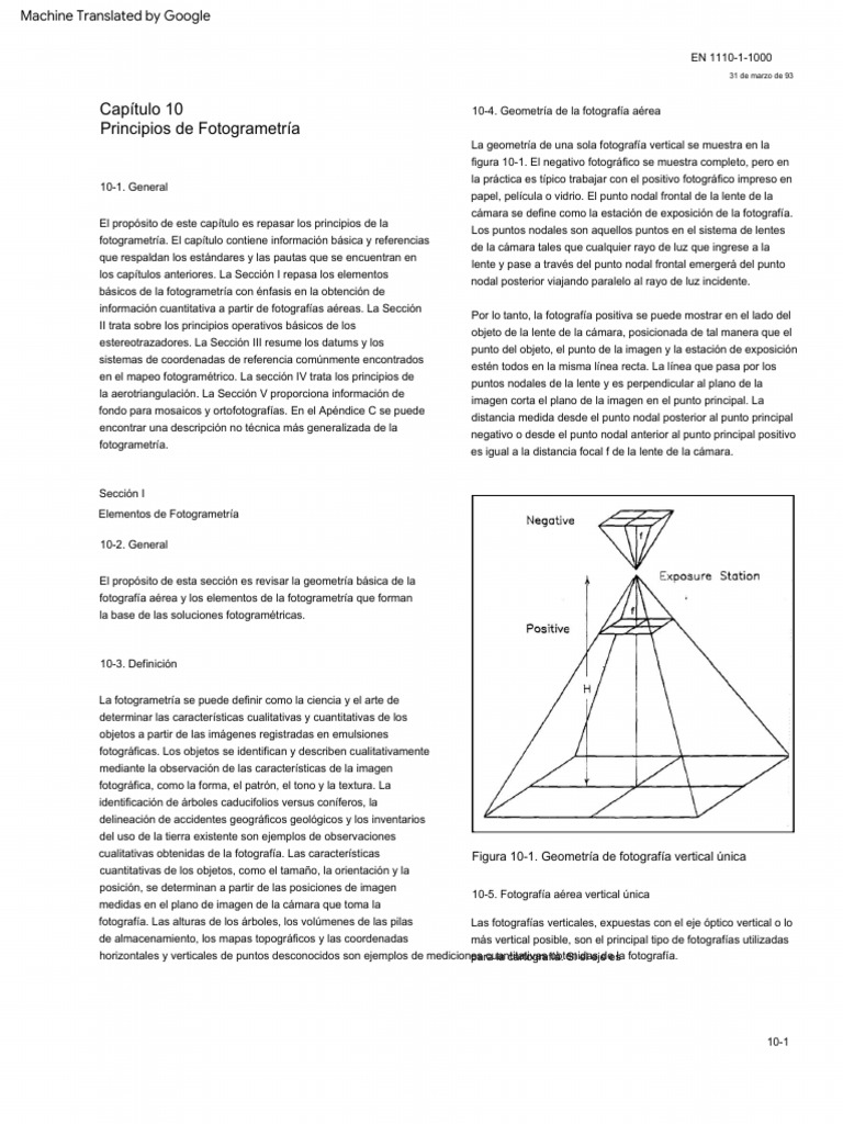 Principios de Fotogrametri | PDF | Sistema de coordenadas Cartesianas ...