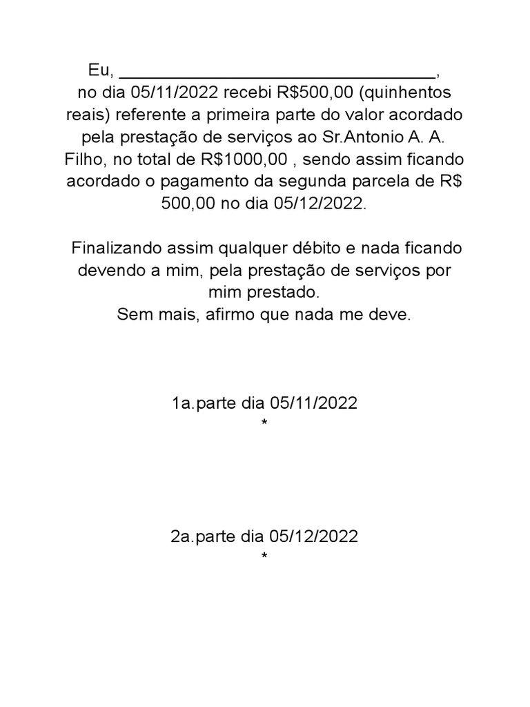 Recibo Marlene PDF | PDF