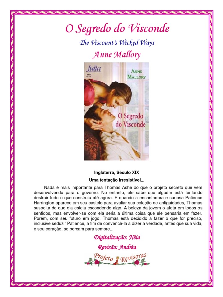 O Segredo Do Visconde - Anne Mallory | PDF | Castelo | Vampiros