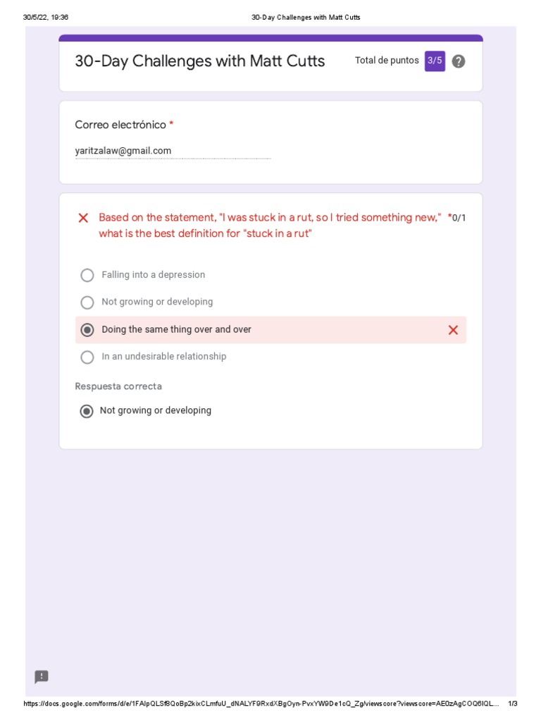 30-Day Challenges With Matt Cutts | PDF | Games & Activities