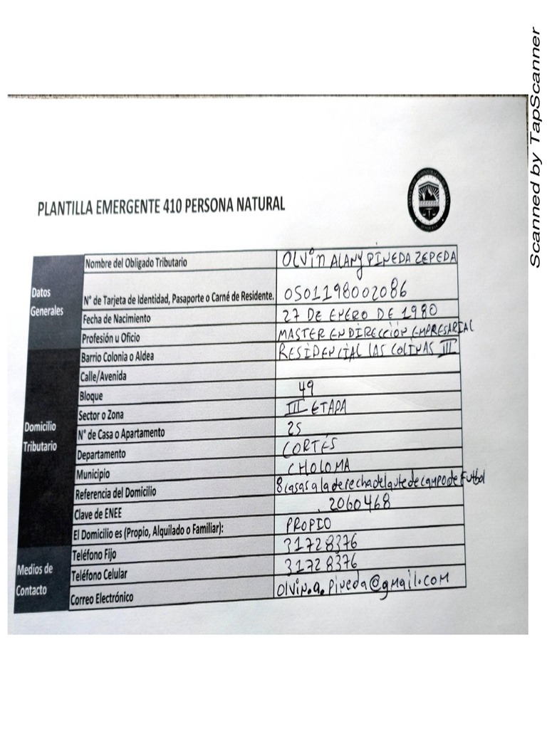 TapScanner User Guide | PDF