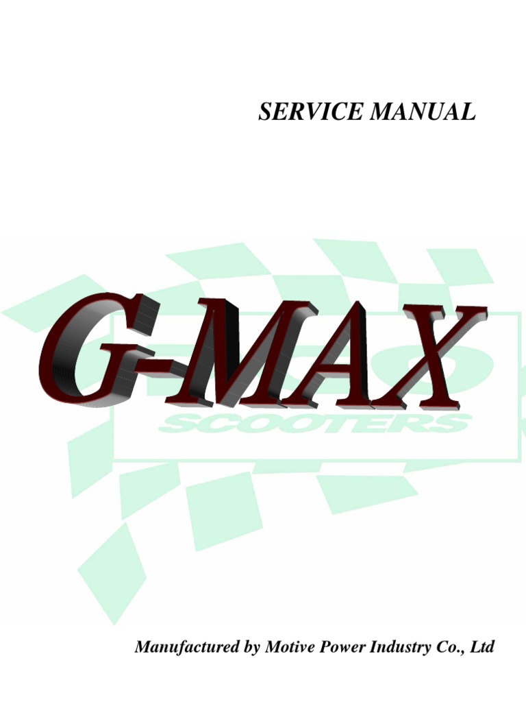 Gmax Service Manual | Download Free PDF | Internal Combustion Engine ...