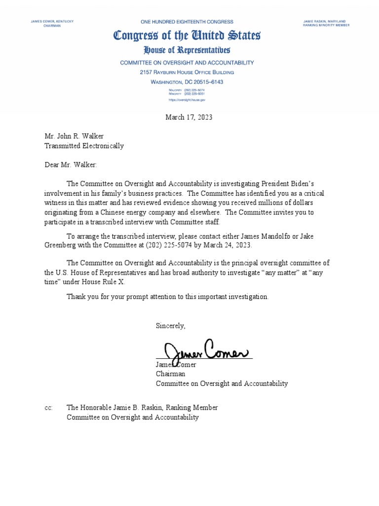 Letter To Rob Walker | PDF | Politics