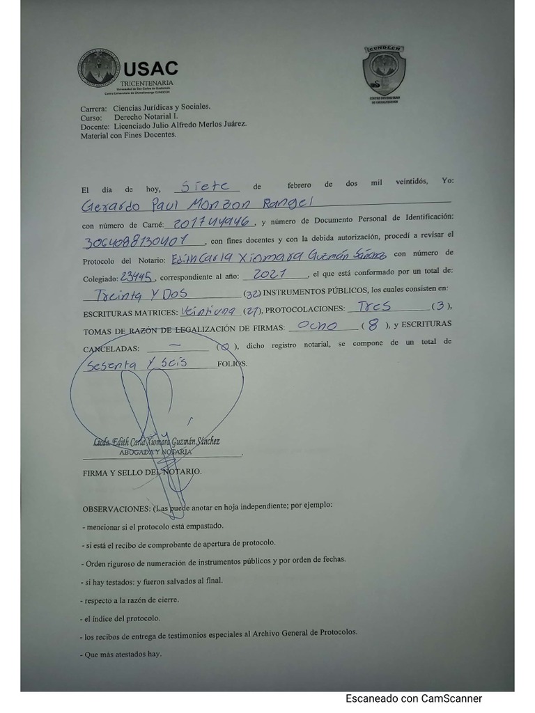 Protocolo Notarial | PDF | Justicia | Crimen y violencia