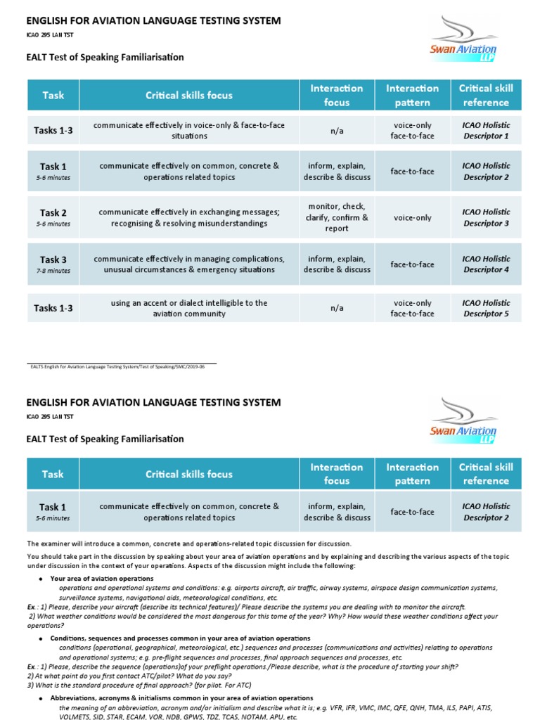 EALT-Test-Familiarisation-v20-01 - 2023 2 | PDF | Aviation | Aviation ...