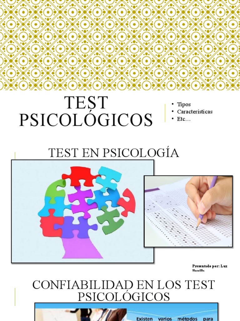 Test Psicológicos Pdf