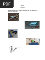IMA and AMA in Simple Machines | PDF | Lever | Force