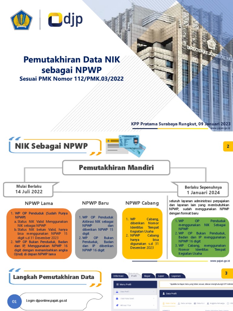 Mengubah NPWP Menjadi NIK | PDF
