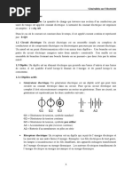 Cours d'Électricité : Concepts Fondamentaux | PDF | Courant électrique ...
