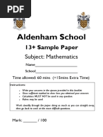 1F 2025 Edexcel Predicted Paper HKM | PDF | Numbers | Mathematics