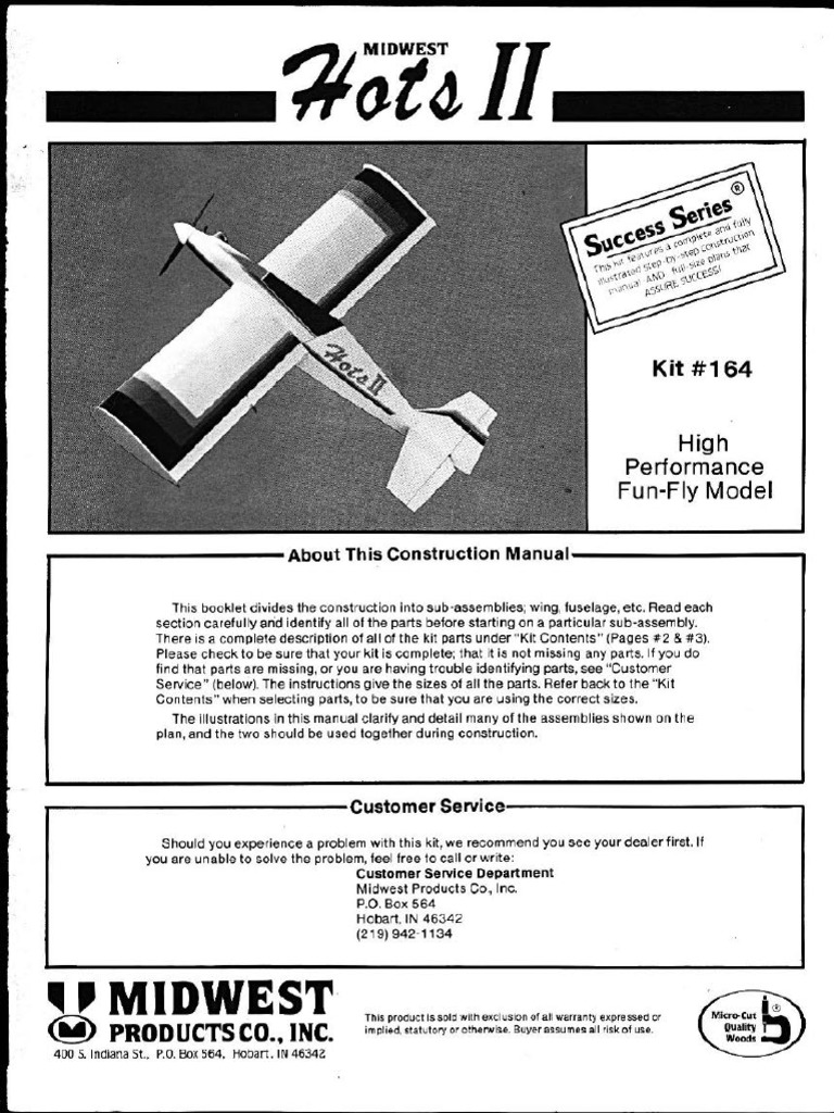 Hots II-Midwest Oz4095 Manual | PDF