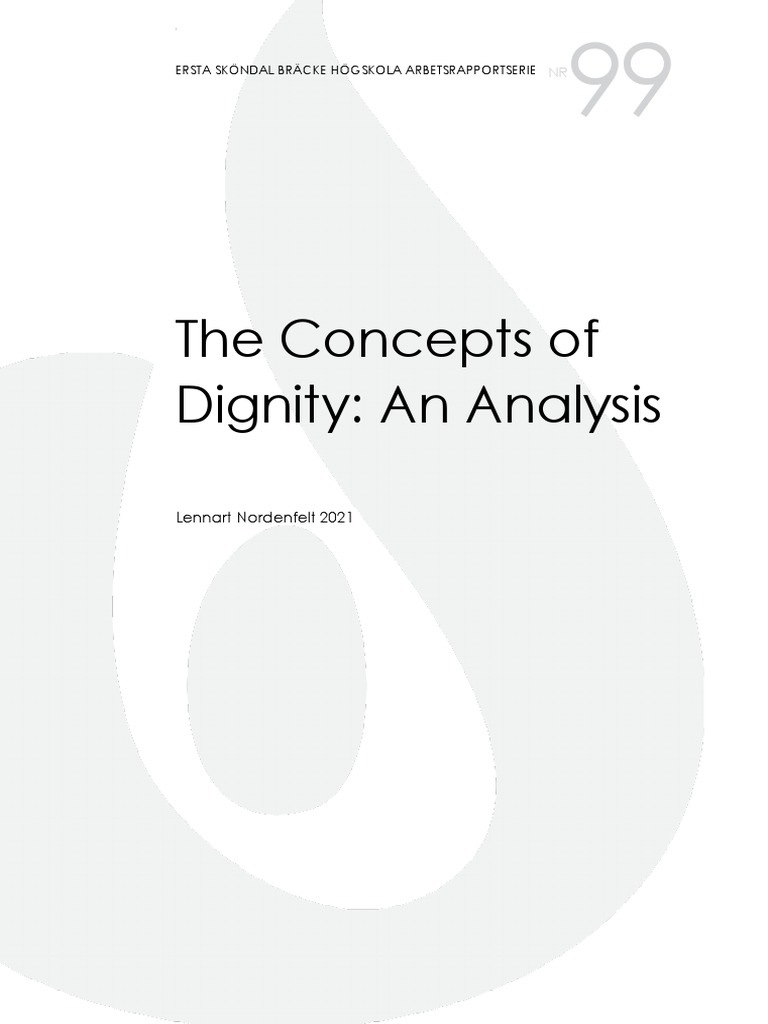 Human Dignity Concept Analysis Pdf Dignity Immanuel Kant