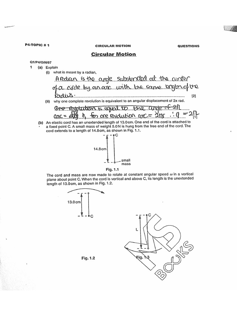 Circular Motion Assignment | PDF