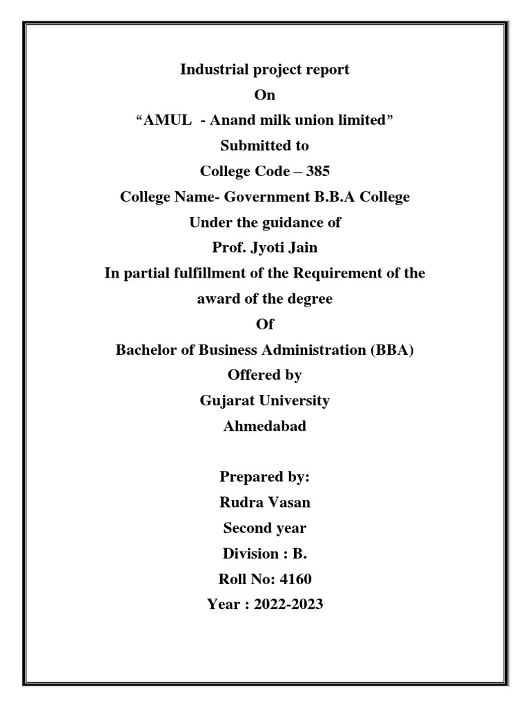 Rudra Project Bba Sem-4 PDF | PDF | Debt | Stocks