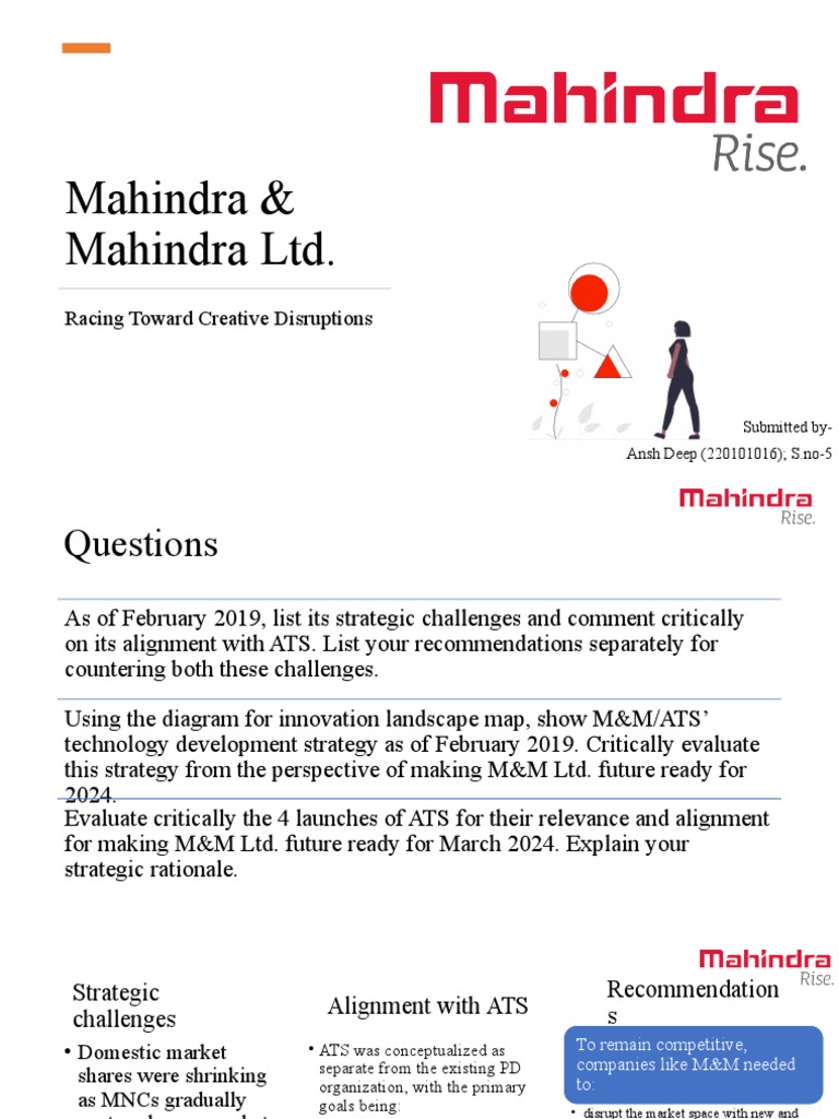 M&M Case Study - Ansh Deep | PDF | Sustainability | Tractor