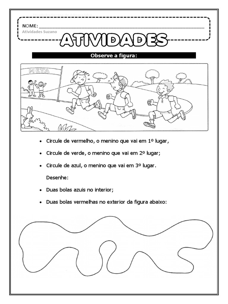 ATIVIDADES Iniciais de Matematica | PDF ATIVIDADES Iniciais de Matematica | PDF