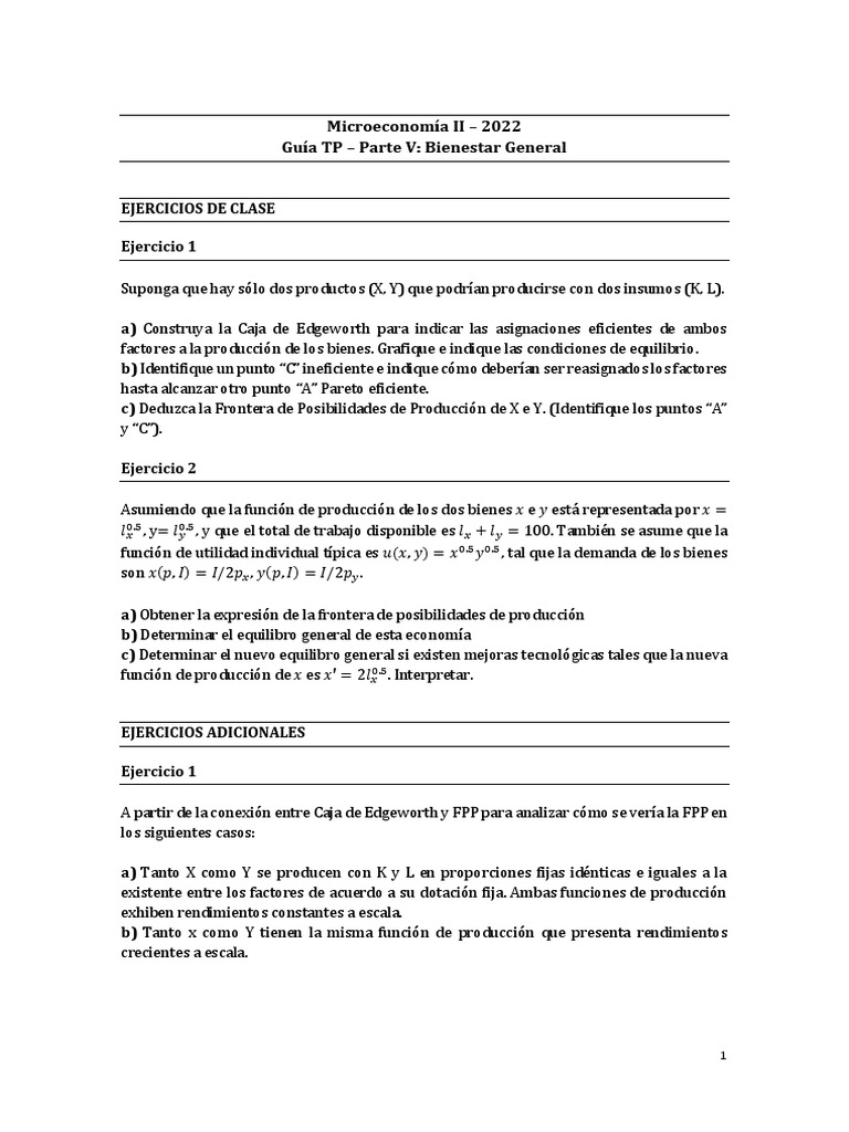 Guía TP 2022 - Parte V PDF | PDF